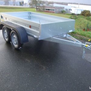 REMORQUE double essieux française 2 essieux 750KG chassis soud - RAS84 ...